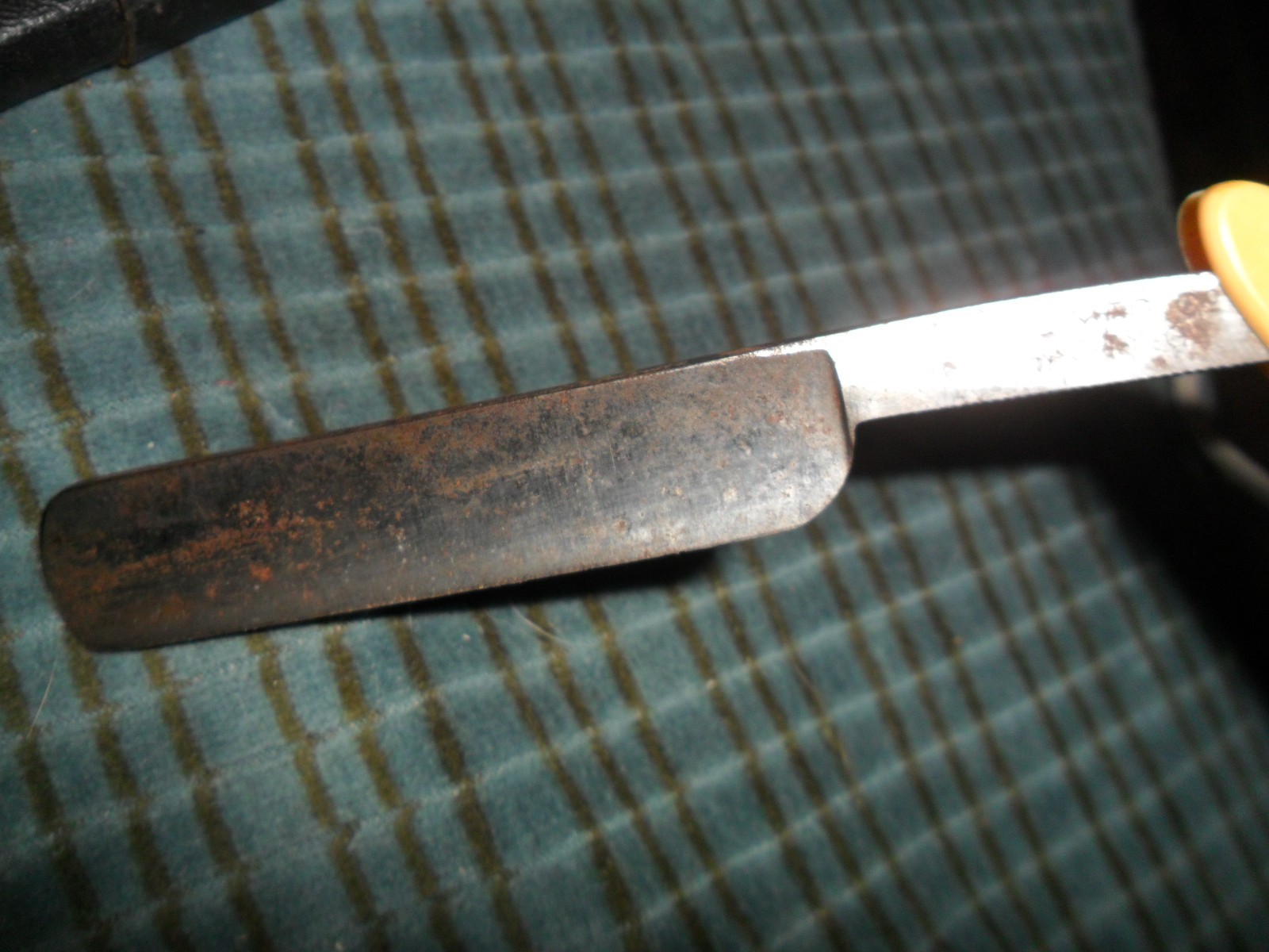 Vintage DIXIE MANUFACTURING Co. Celluloid Straight Razor W/ Case Union ...