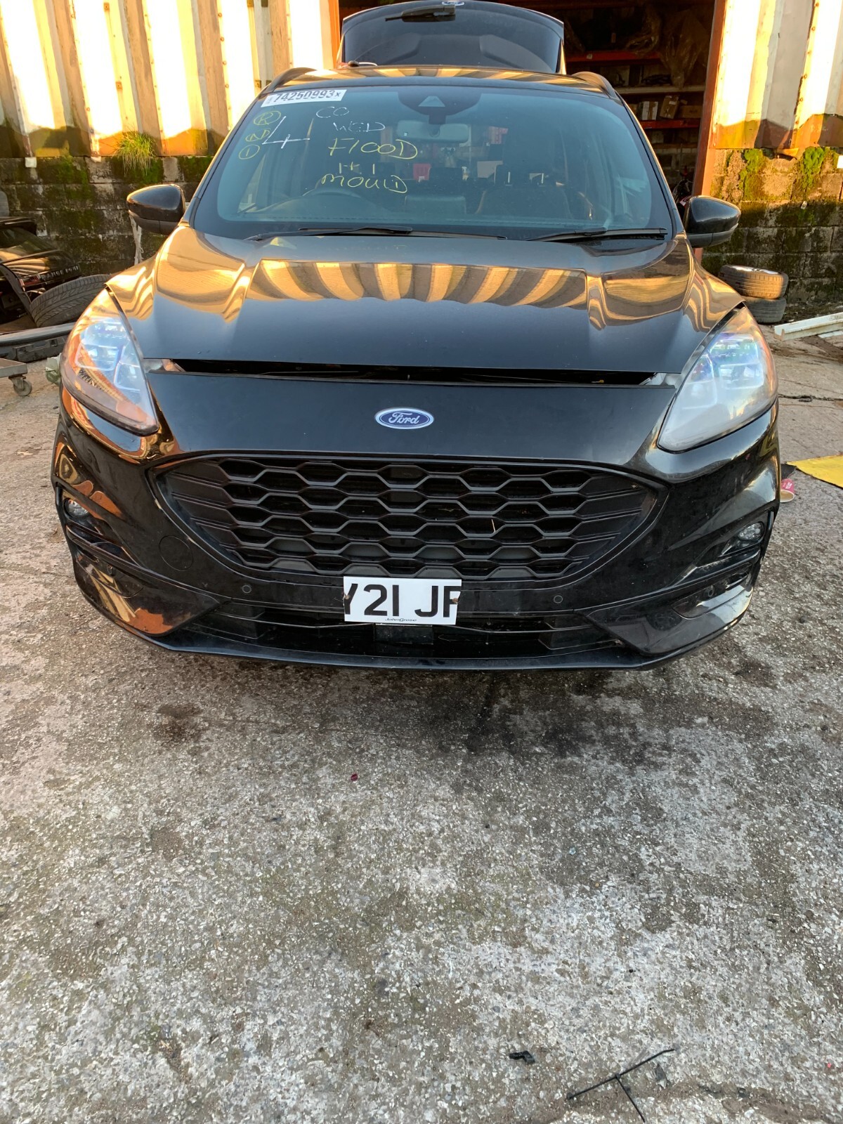 FORD KUGA BONNET IN BLACK ST LINE BREAKING MK3 KUGA 2021 2.0D MANUAL ...