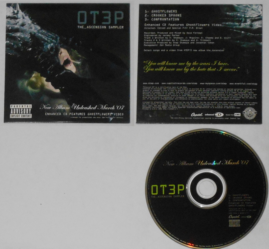 OTEP The Ascension Sampler - U.S. promo cd, Card cover | eBay