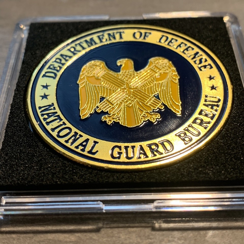 NATIONAL GUARD BUREAU Challenge Coin United States DOD with Case | eBay