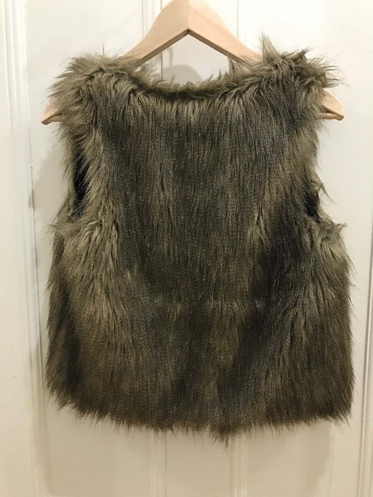 Dotti Brand Faux Fur Open Front Ladies Sleeveless Vest Size 10 As New ...