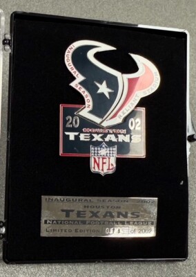Houston Texans 2002 Inaugural Season / Reliant Stadium * 3 pin set ...