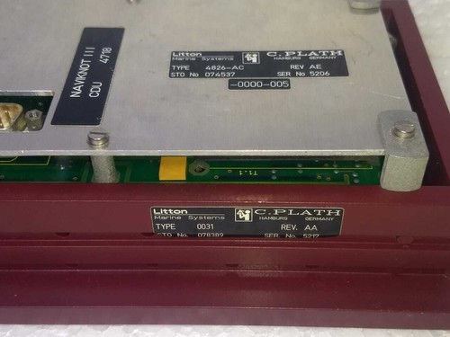 STN Atlas DEBEG 4675 EM-Log Litton Marine Systems 4826-AC Rev.AE C ...