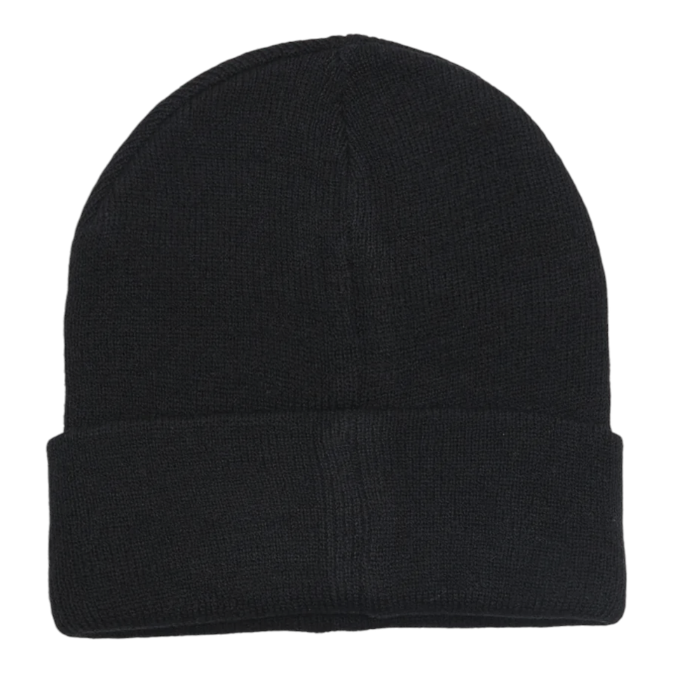 No Fear Smiley Face Logo Official Black Cuffed Beanie Toque Hat | eBay