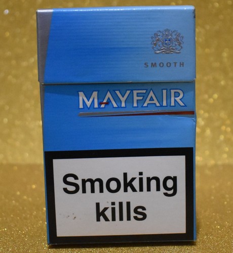 Mayfair Smooth Empty 19 Cigarette Packet vintage pack box flip top ...