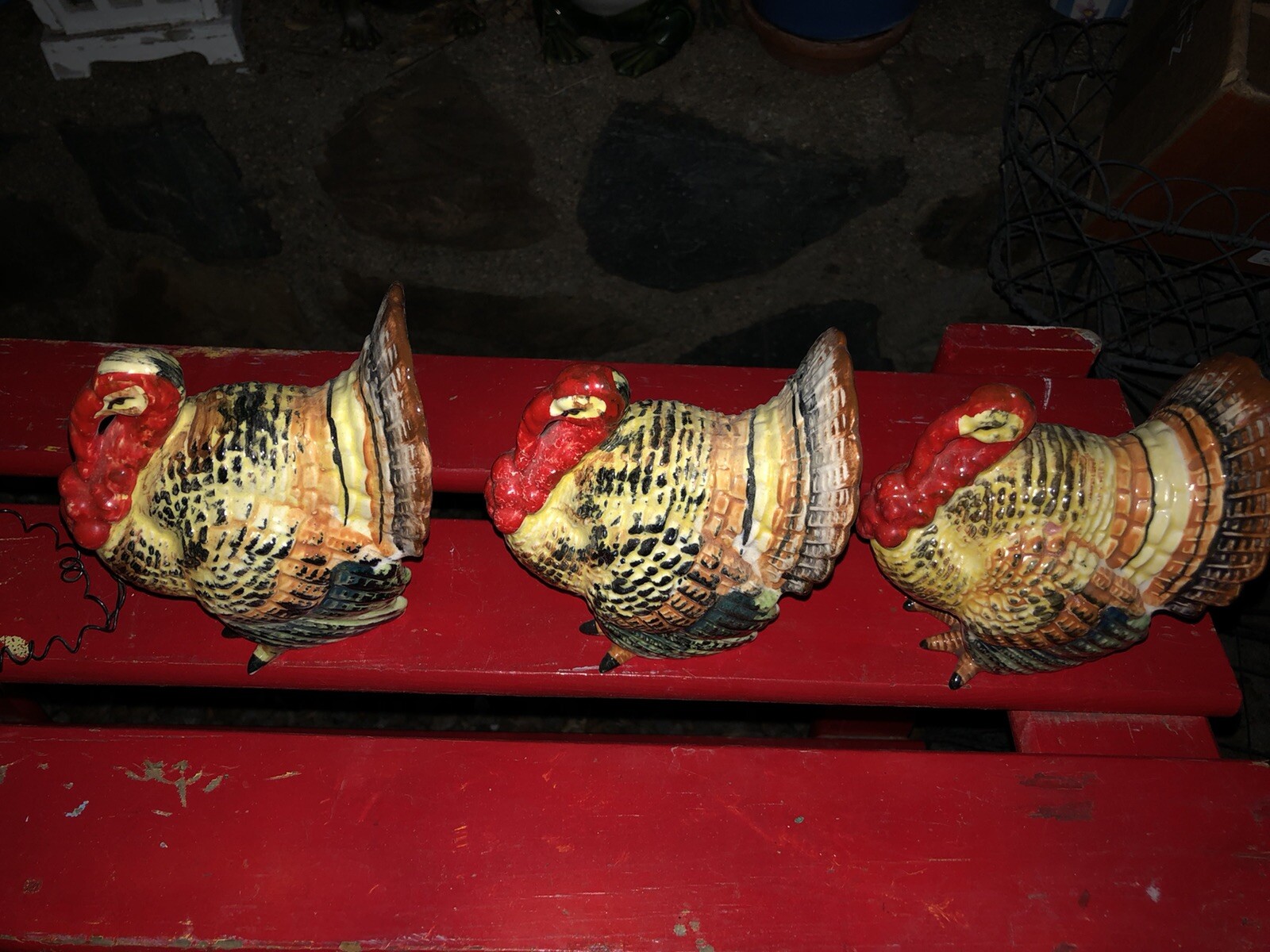 3 Vintage Thanksgiving Tom Turkeys, Mid Century Japan | eBay