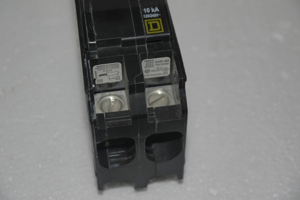Square D QO280 Mini Plug-On Circuit Breaker 2 Pole 120/240VAC 80 Amp ...