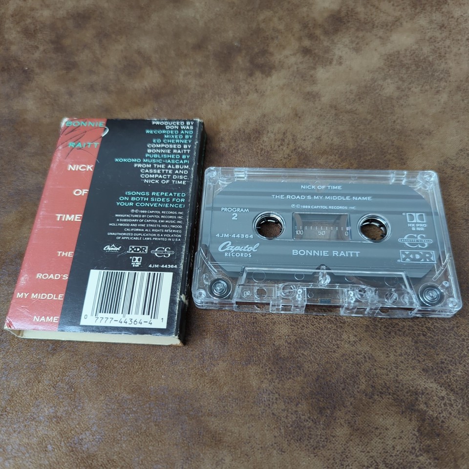 Bonnie Raitt Nick of Time Cassette Tape Single 1989 Capitol Records | eBay