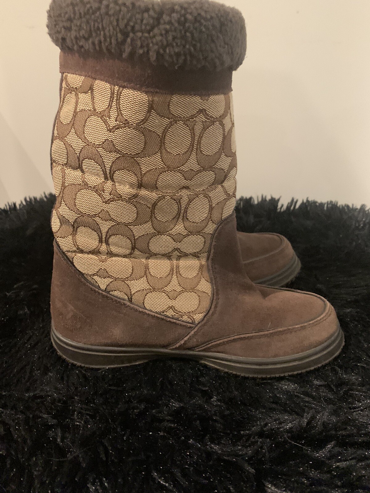 coach women sherman signature women boots Size 5.5 b - Gem