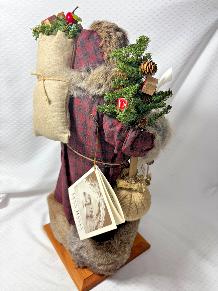 Vintage Lynn Haney Making His List Santa Figure 1998 #1628 w/ Box ...