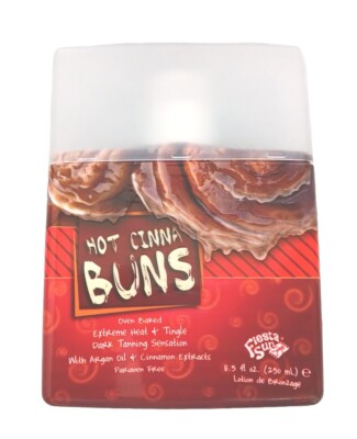 HOT CINNA BUNS EXTREME TINGLE BRONZER TANNING LOTION BY FIESTA SUN 8 oz ...