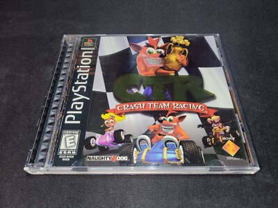 CTR: Crash Team Racing Black Label Sony Playstation 1 PS1 LN perfect ...
