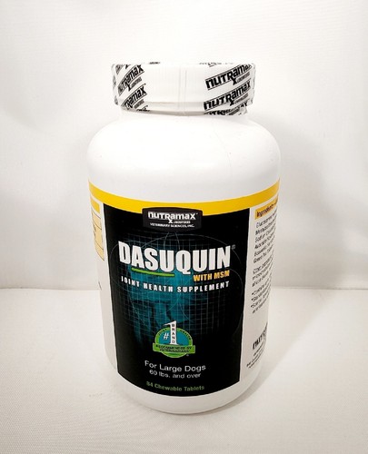 Nutramax Dasuquin 84 chewable tables MSM Joint Supplement large Dog 60 ...
