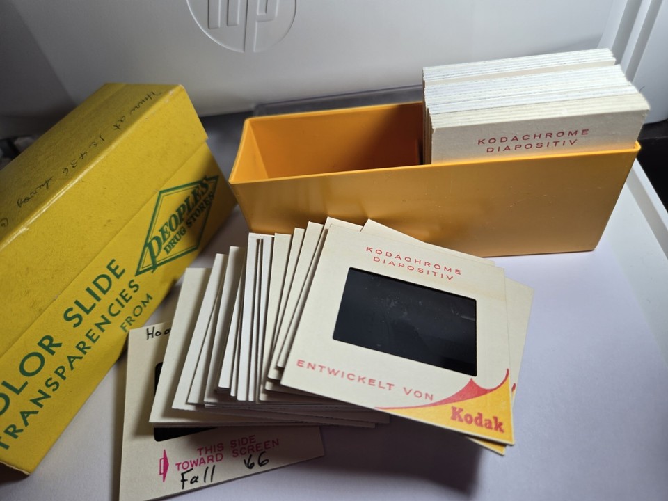 Vintage Slide Boxes With Slide photos from 1967 | eBay