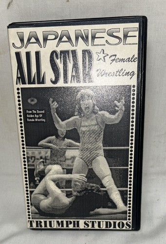 RARE Triumph Studios Japanese All Star Female Wrestling VHS Tape ...