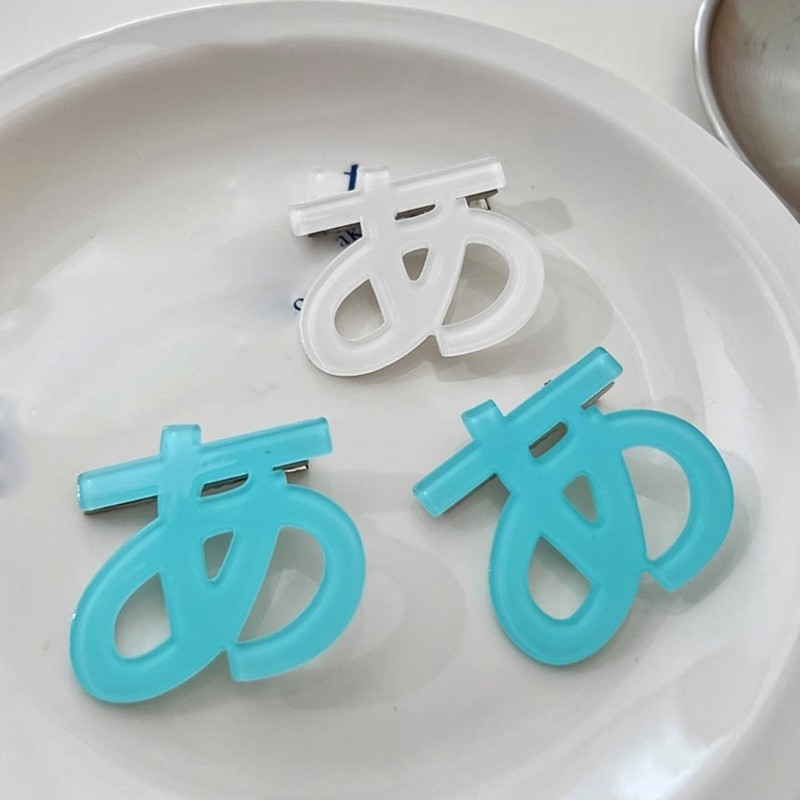 Japanese Character Hair Clip Headwear Cute Candy Color Sweet Girls Back ...