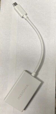 Insignia™ - USB-C-to-VGA Adapter - White NS-PA2CVW23 | eBay