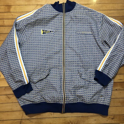 Vintage Y2K 2006 Rare Nike Harlem Rens Letterman Bomber Jacket Stripe ...
