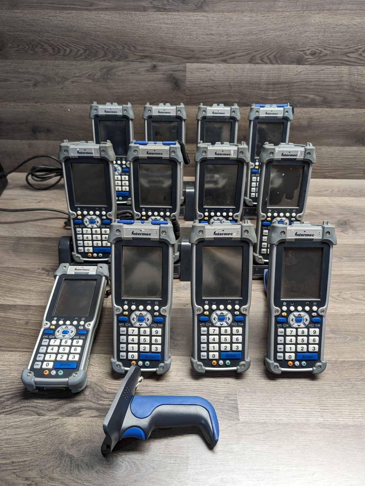 Lot of 12 - Intermec CK60 Barcode Scanners w/ 2 Charging Docks *Powers ...