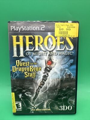 Heroes of Might and Magic Quest for the Dragon Bone Staff (PS2, 2001 ...