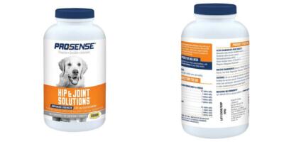 ProSense Glucosamine for Dogs, Advanced Hip and Joint Solutions 120 ...