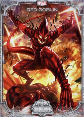 Topps Marvel Collect Top Tier S2 - Red Goblin - Webbed Silver SR ...