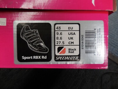 Specialized Sport RBX City bike Men's cycling Shoes black/ red with 2 ...