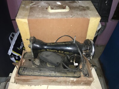 Vintage Simplex Sewing Machine with Case...Local Pickup Only | eBay