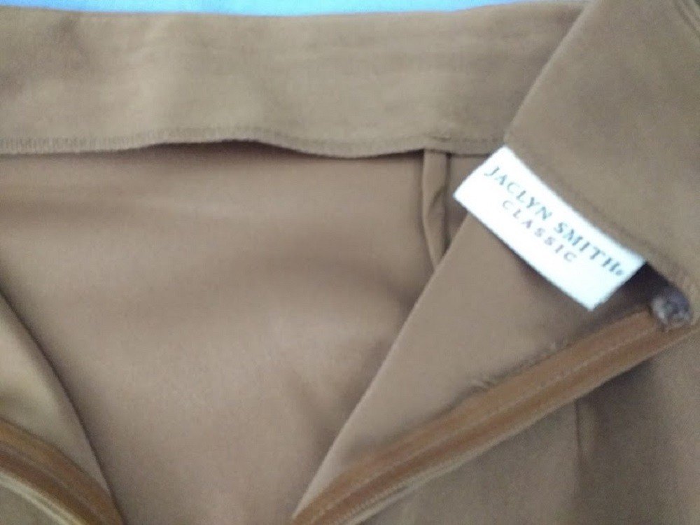 Jaclyn Smith Classic Brown Skirt & Jacket Business Su… - Gem