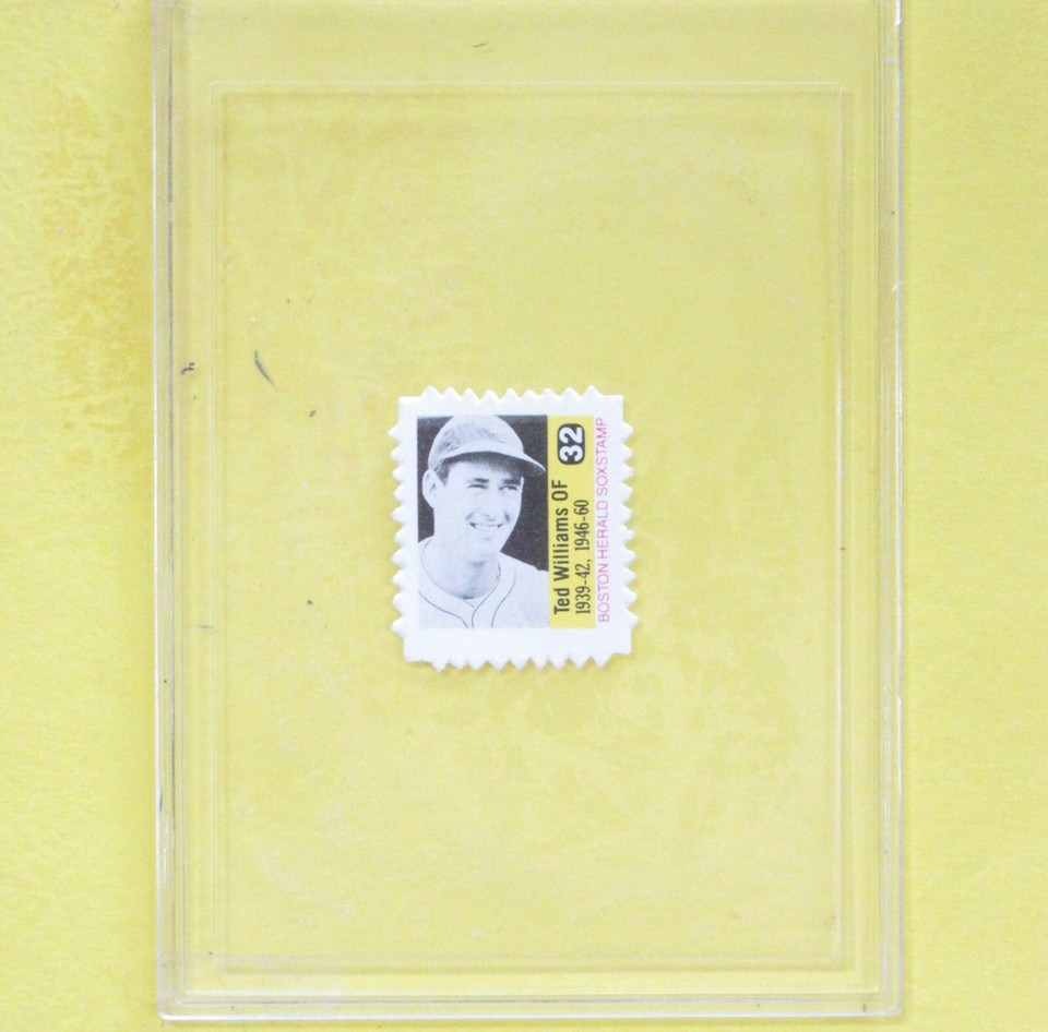 TED WILLIAMS 1982 BOSTON HERALD SOX STAMP #32 Boston Red Sox | eBay