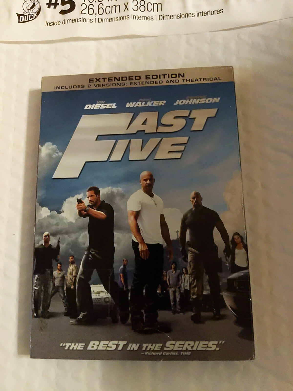 Fast Five (DVD, 2011, Extended Edition) Vin Diesel*FREE SHIPPING*W ...