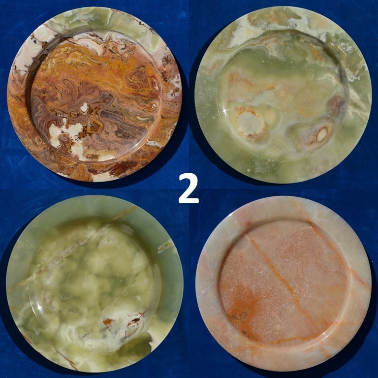 Four-piece 12" Decorative onyx Plate Sets (P12x4) | eBay