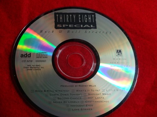 CD Thirty Eight Special: Rock & Roll Strategy (1988 A&M Records ...