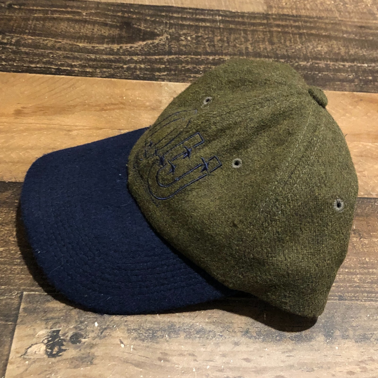 VTG Ducks Unlimited Hat Strapback Cap Mens Green Blue Wool 90s LOW ...