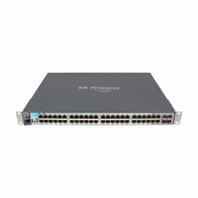 HP PROCURVE 2910al-48G Gigabit Switch J9147A with 2x J9165A 10Gb ...
