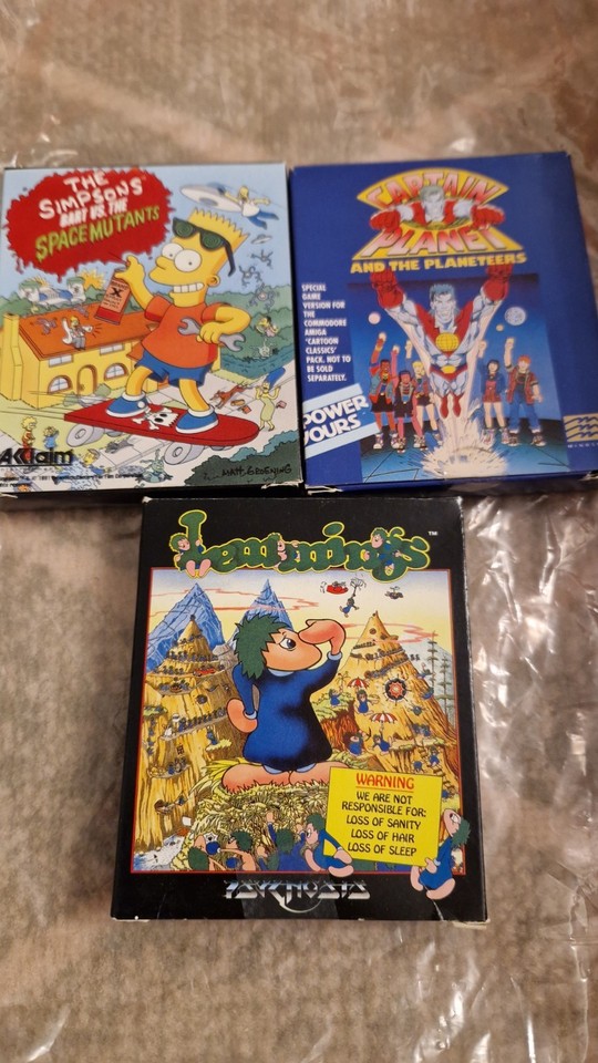 Commodore Amiga A500 Computer Cartoon Classics Boxed | eBay UK