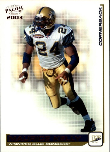 2003 Pacific CFL Red #103 Maurice Kelly | eBay