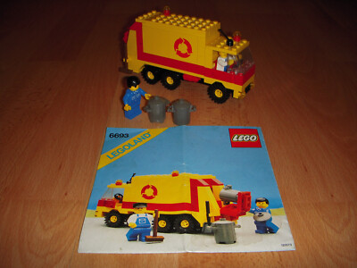 LEGO Stadt Refuse Collection Truck 6693(1987) Vierter | eBay.de