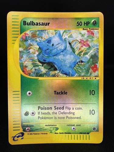 Bulbasaur Reverse Holo - 94/165 Expedition Base Set English Pokémon ...