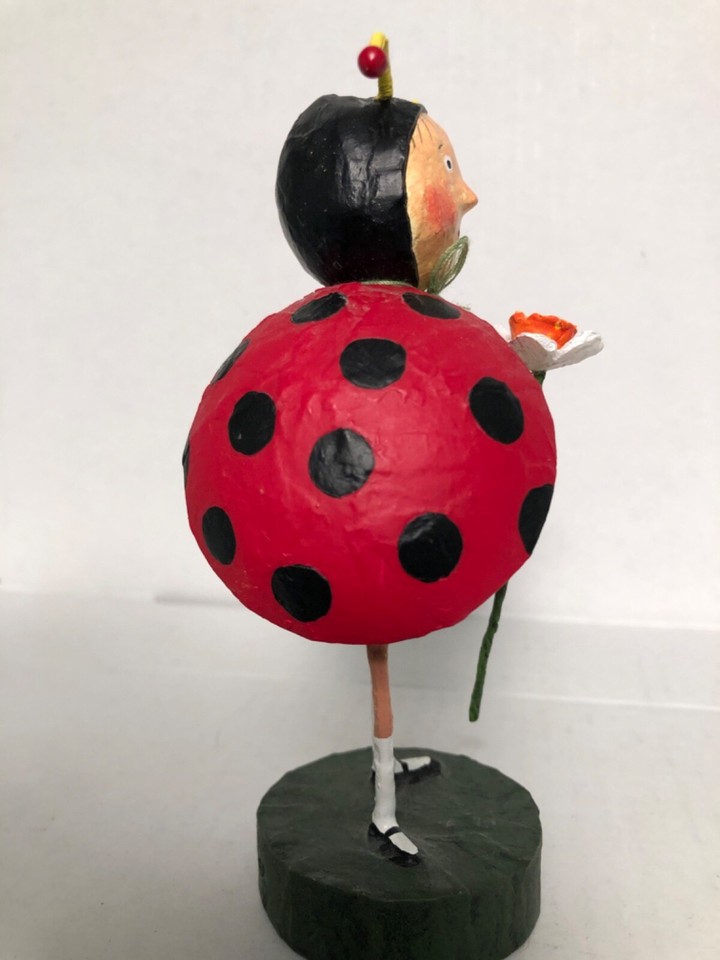 LORI MITCHELL FIGURE LITTLE LADYBUG WITH FLOWER | eBay