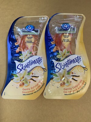 Skintimate Womens Disposable Razors Sensitive Skin 2 -4 Razor Packs New ...