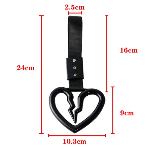 jdm Blue Broken Heart Tsurikawa Ring Handle Strap Subway Bus Car Drift ...