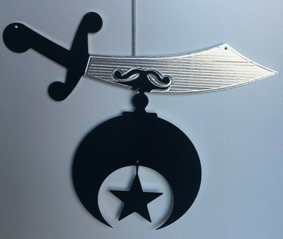 Shriner Logo Metal Sign with Engraved Blade 12" CNC Metal Art | eBay