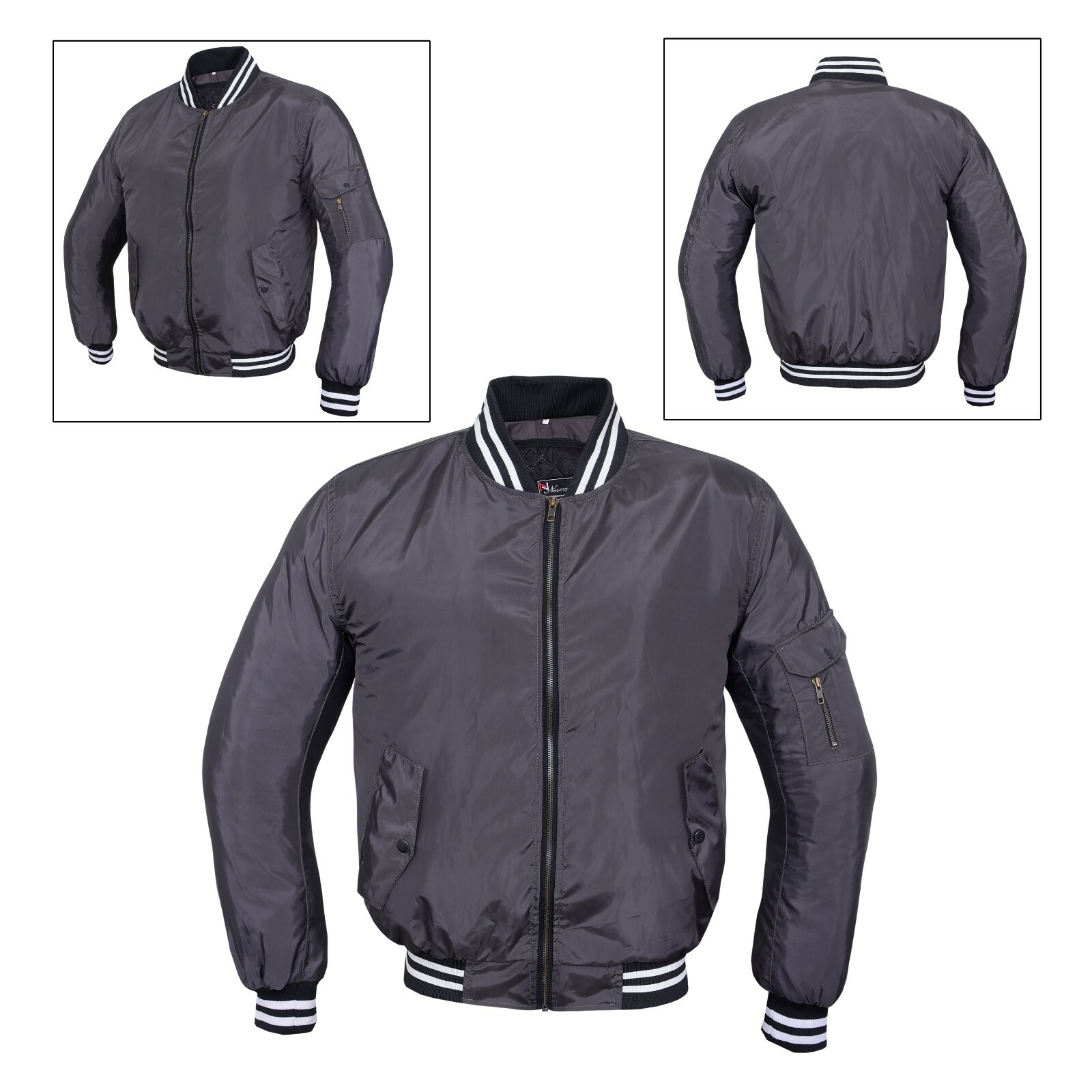 MEN'S WATERPROOF BREATHABLE TEXTILE MOTORBIKE MOTORCYCLE BOMBER JACKET ...