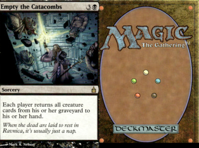 Magic the Gathering -MTG- Empty the Catacombs | eBay