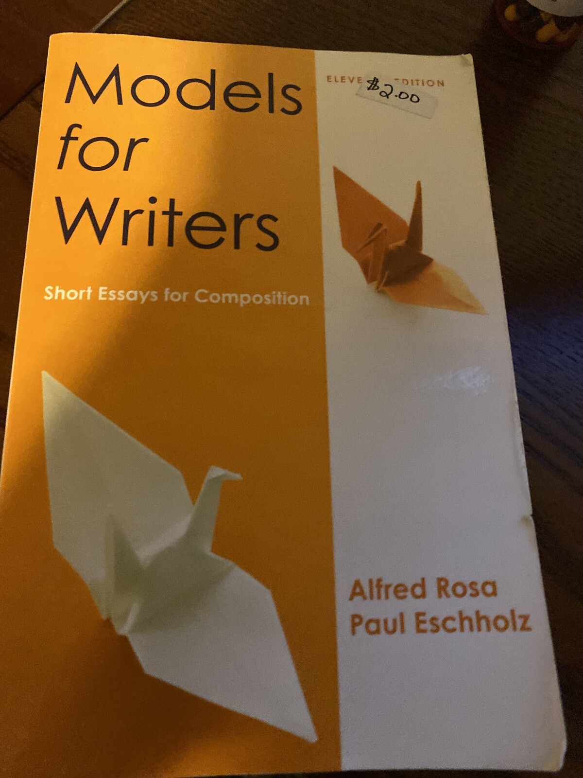 Models for Writers : Short Essays for Composition by Paul Eschholz and ...