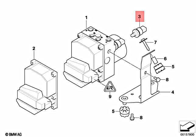 BMW Genuine 34511165467 ABS Pump ESP Pressure Sensor for X5 E53 for ...