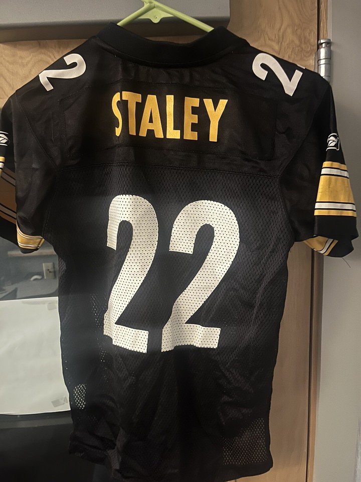 PITTSBURGH STEELERS REEBOK DUCE STALEY #22 JERSEY - YOUTH MEDIUM (10-12 ...