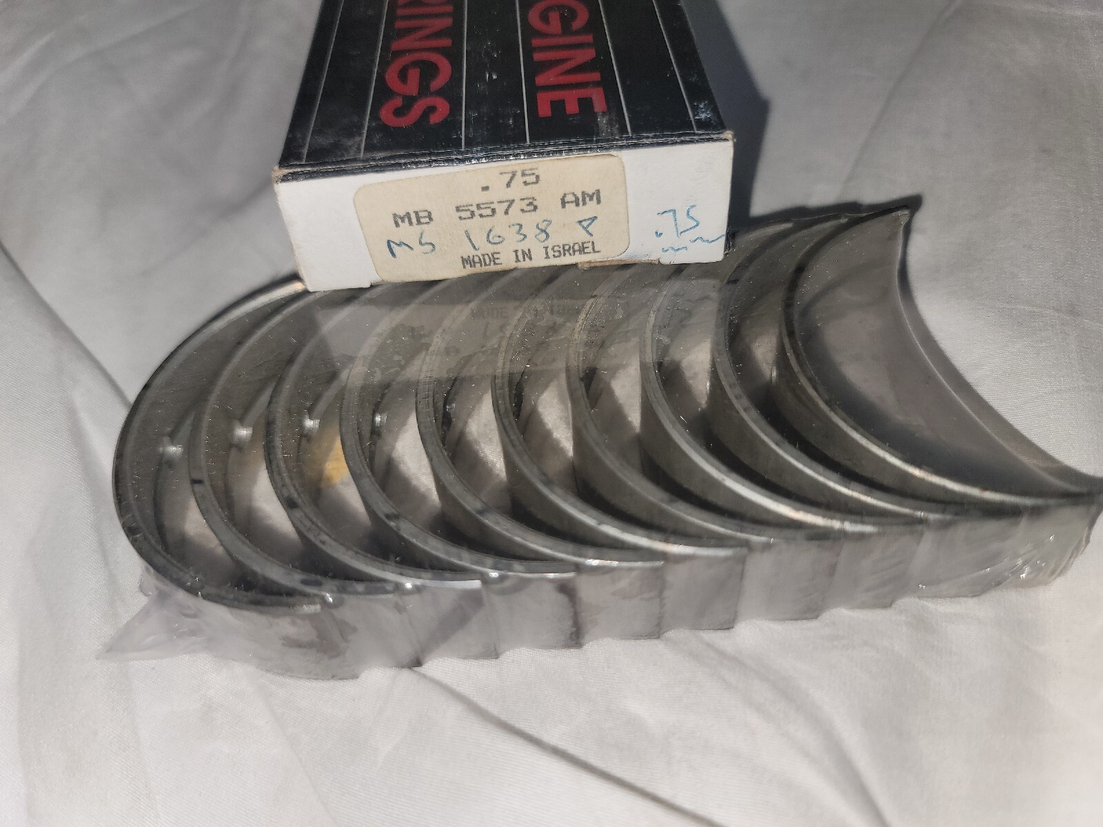 King Crankshaft Main Bearing Set, MS 1638 P .75, NOS, Sealed | eBay