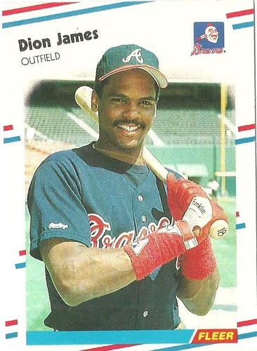 DION JAMES ATLANTA BRAVES #543 - FLEER NM-MT 1988 | eBay